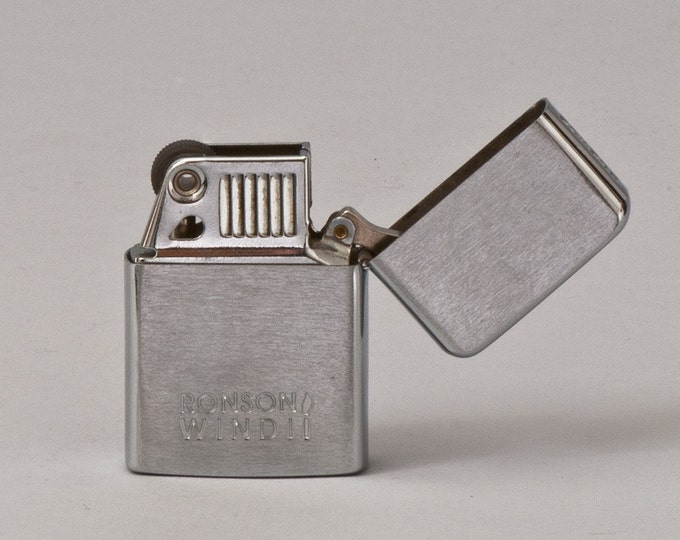 Vintage Ronson Wind II Pocket Lighter - Etsy