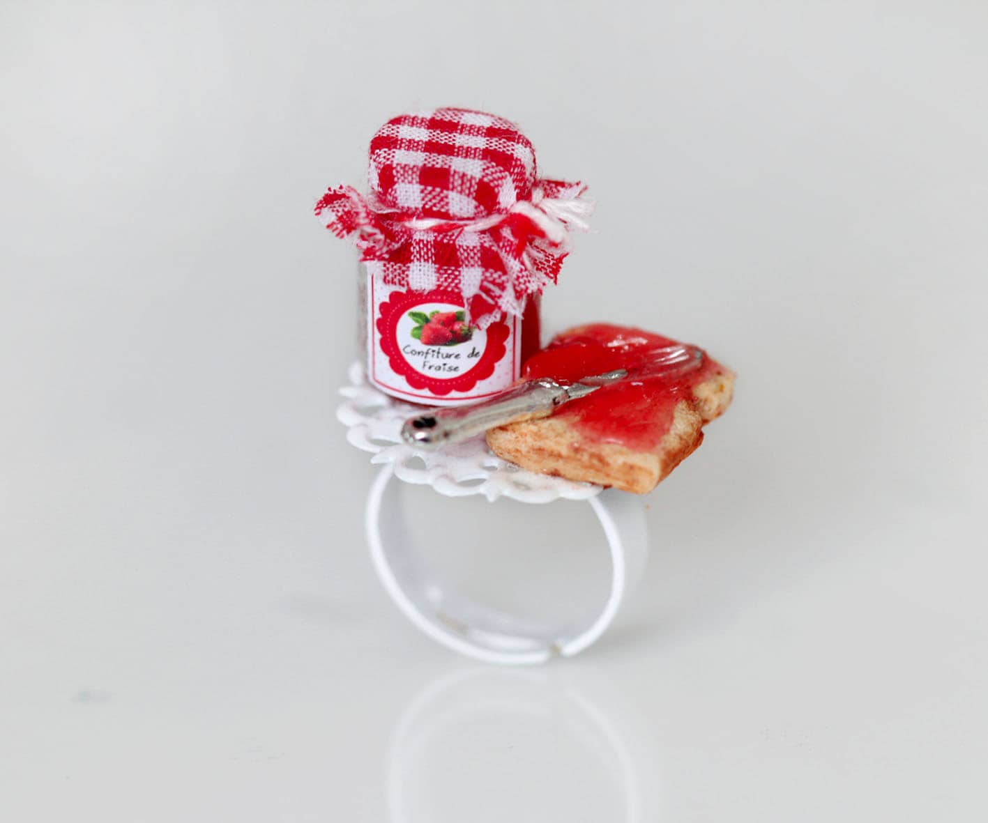 Breakfast Ring Marmalade Toast Ring strawberry Jam Ring | Etsy