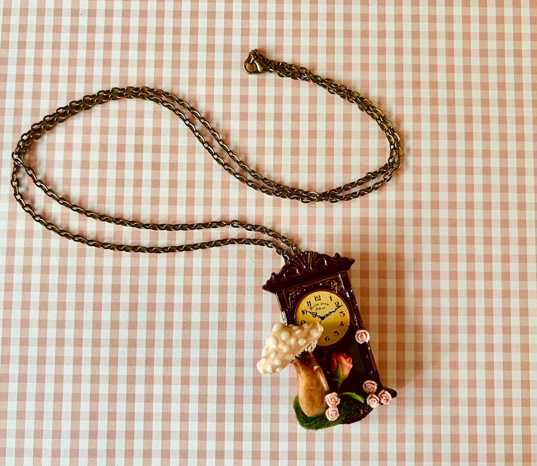 Alice in Wonderland Necklace - Fairytale Necklace - Magic Toadstool ...