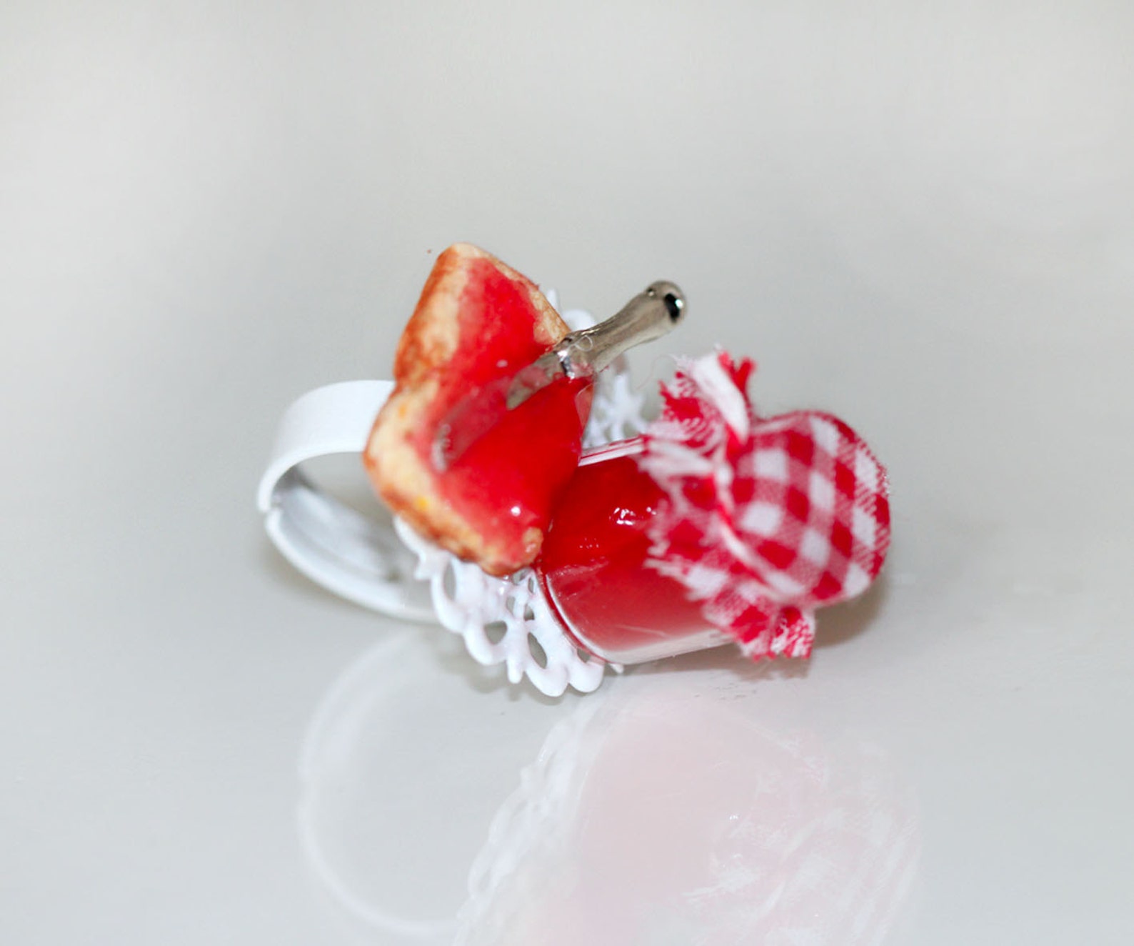 Breakfast Ring Marmalade Toast Ring strawberry Jam Ring - Etsy