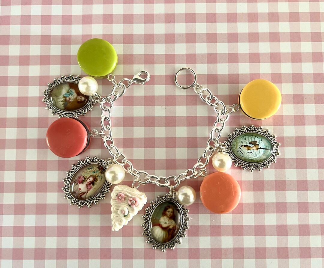 Tea Party Bracelet - Marie Antoinette Bracelet - Let Them Eat Cakes ...