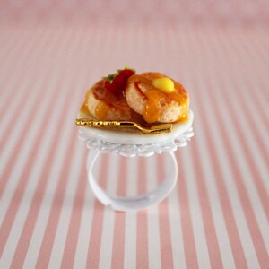 Pancake Ring Japanese Pancake Jewelry Breakfast Ring-breakfast Jewelry ...