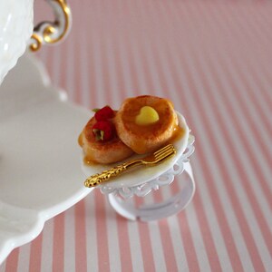 Pancake Ring Japanese Pancake Jewelry Breakfast Ring-breakfast Jewelry ...