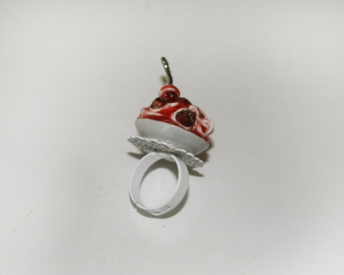 Spaghetti Ring - Italian Food Jewelry - Food Ring - Kawaii Ring ...