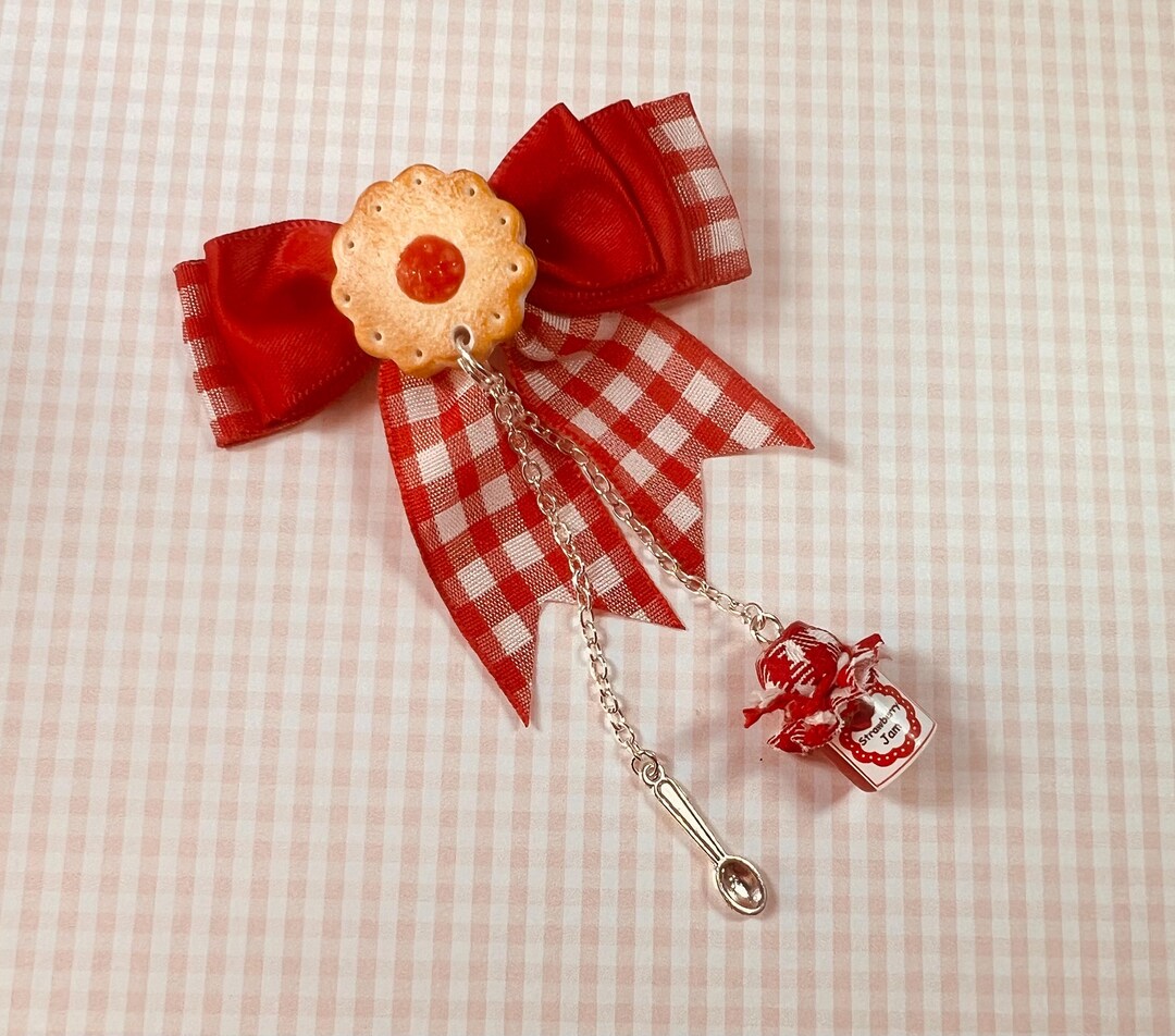 Tea Party Hair Pins - Miniature Food Hair Pins - Sweet Lolita ...