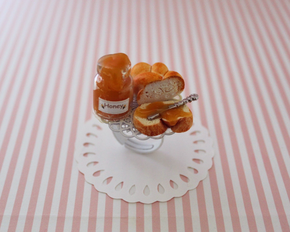 Breakfast Ring Honey Ring Food Ring Miniature Food - Etsy