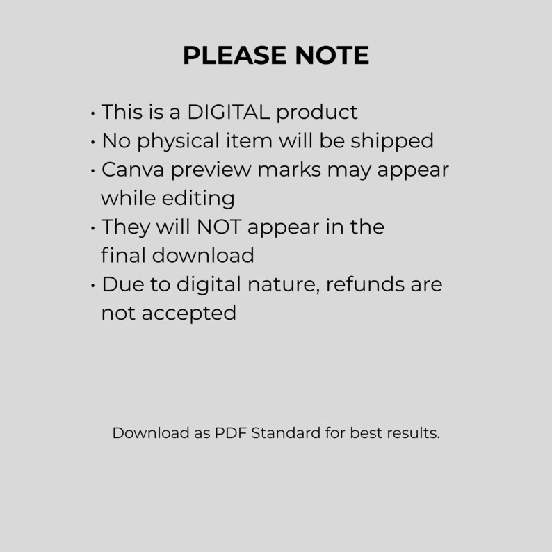 Etsy Order Form Template | Editable Canva Sales Sheet (digital Download ...