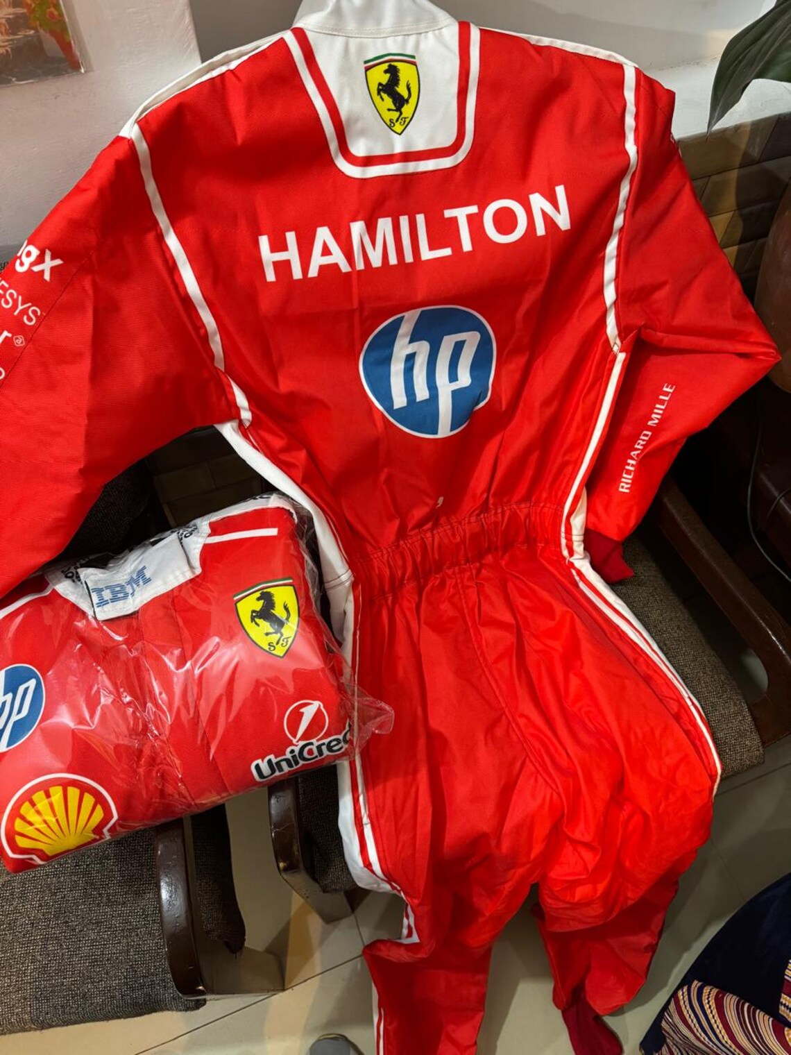 Charles Leclerc & Lewis Hamilton 2026 Red Driver Uniform Replica Suit ...