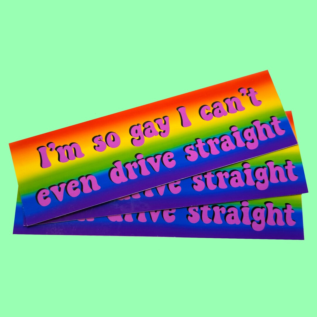 Gay Bumper Sticker - Etsy