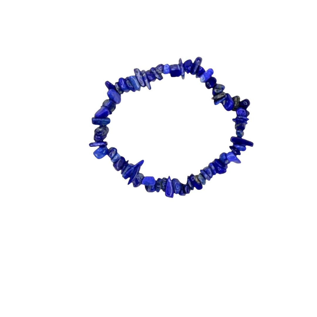Lapis Lazuli Chip Bracelet - Etsy