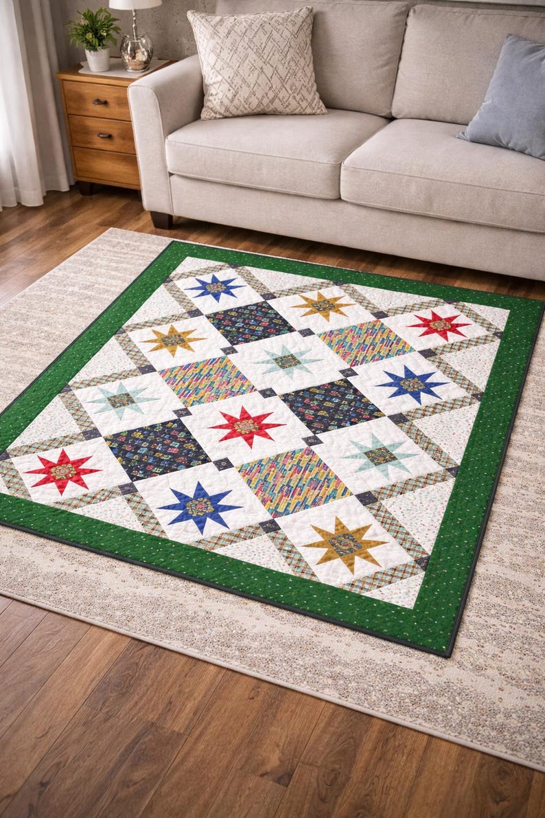 Starlight Symphony Quilt Pattern PDF - Etsy