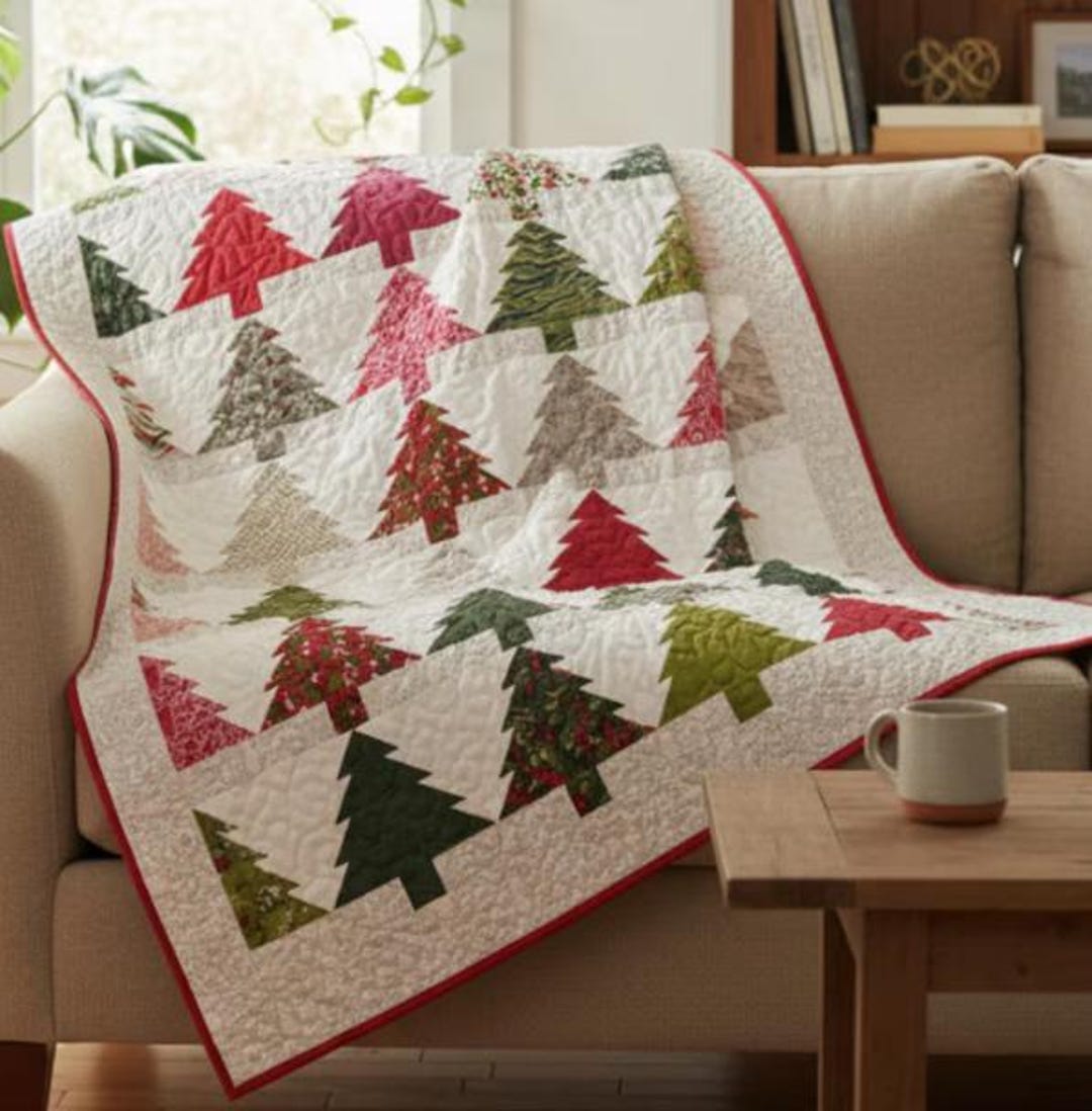 Modern Tree Quilt Pattern: Beginner Jelly Roll - Etsy Canada