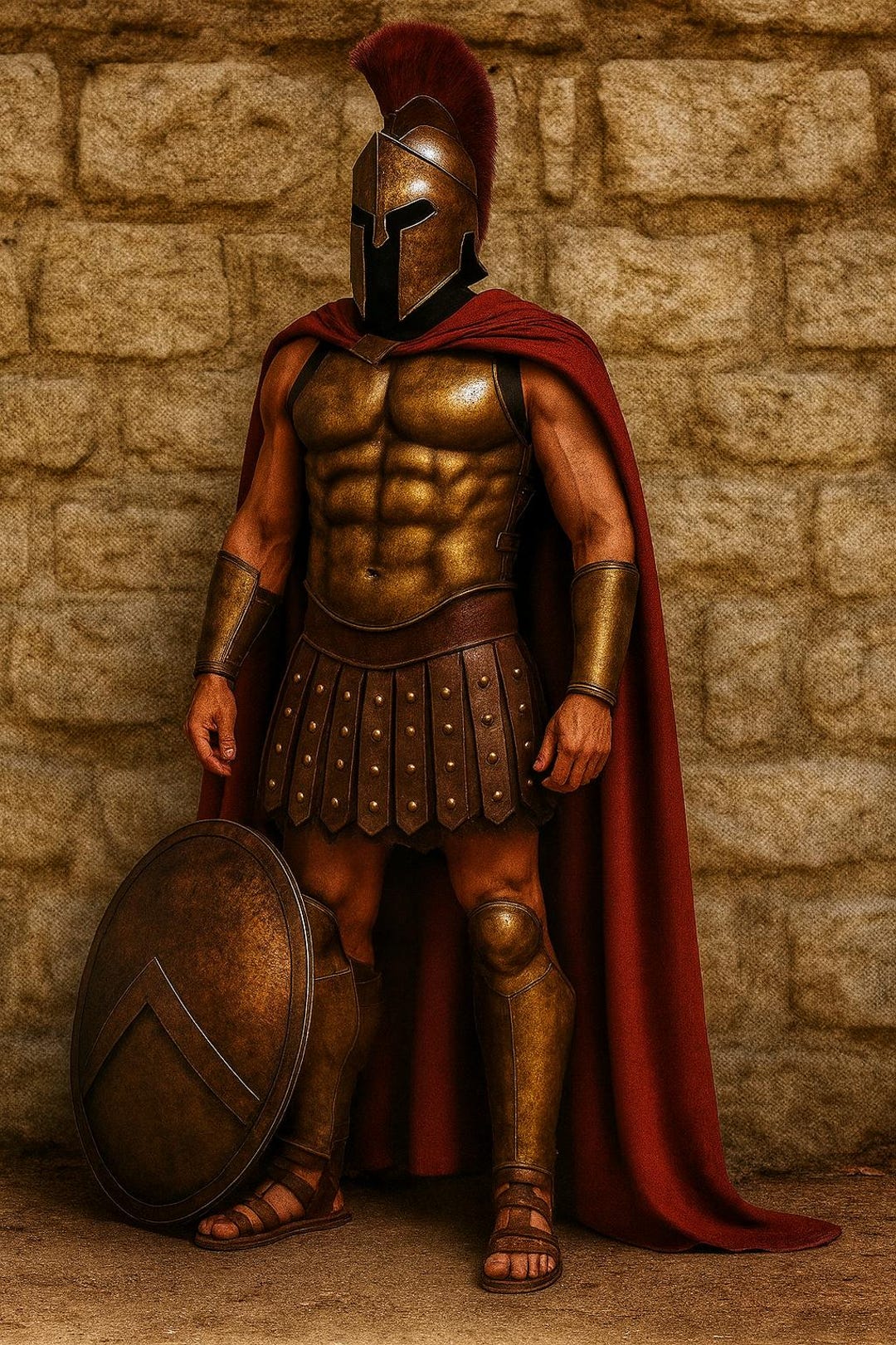 300 Spartan Costume Set – Leonidas Warrior Armor – Full Wearable ...