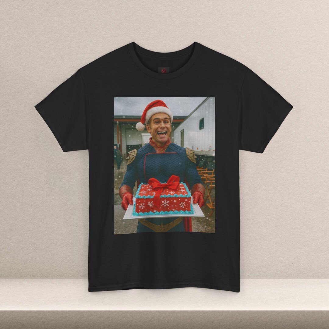 Homelander Christmas Tee | Superhero Holiday Graphic Tee - Etsy