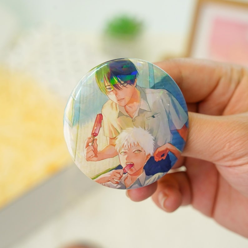 The Summer Hikaru Died Plush Badge Set | 12pcs Hikaru & Yoshiki Anime ...