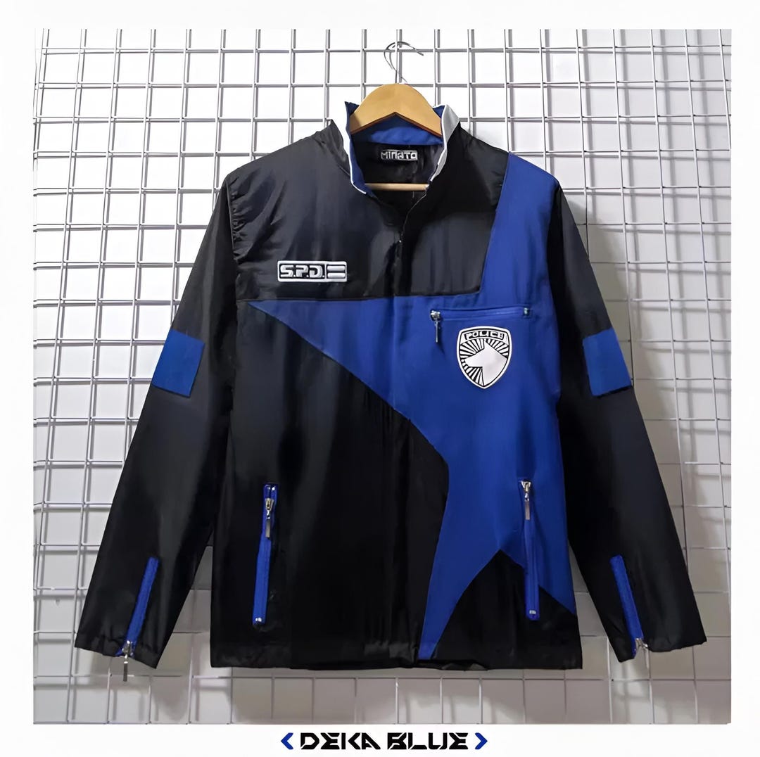 Power Rangers SPD Cosplay Jacket Blue - Etsy