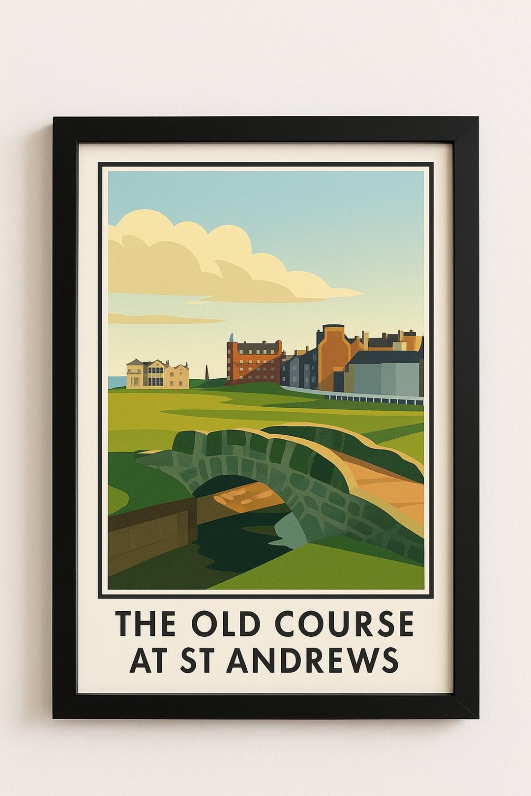 The Old Course at St Andrews Poster - Etsy