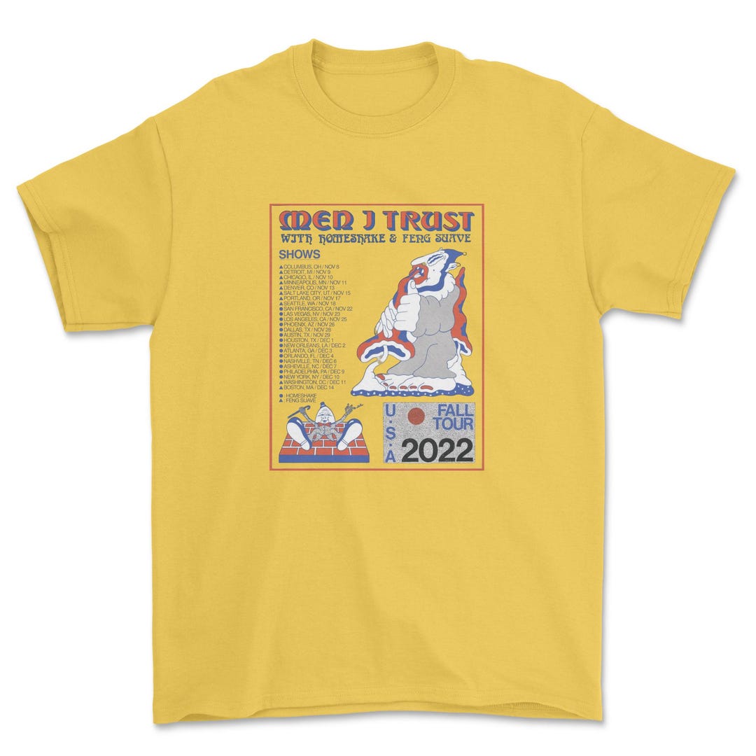 Men I Trust Tour Shirt - Feng Suave Merch - Etsy