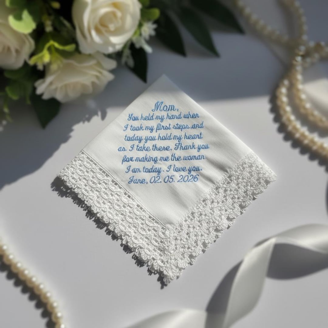 Personalized Mother of the Bride Gift, Custom Embroidered Wedding ...