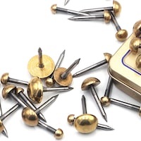 100pcs 14mm Antique Brass Square Upholstery Tacks Nails TN42 - Etsy