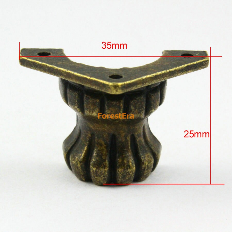 4pcs Antique Brass Jewelry Box Feet Animal Box Leg Case Feet - Etsy