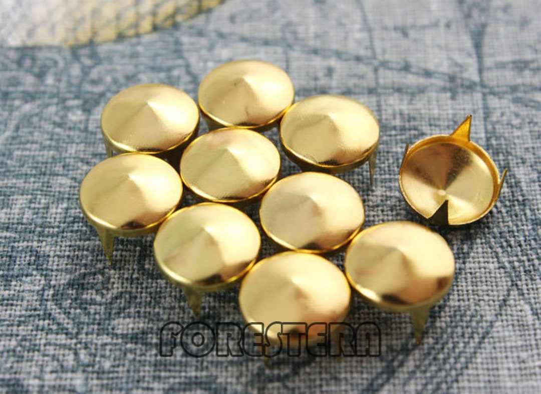 100pcs 12mm Gold CONE Studs Metal Studs (JC12) - Etsy
