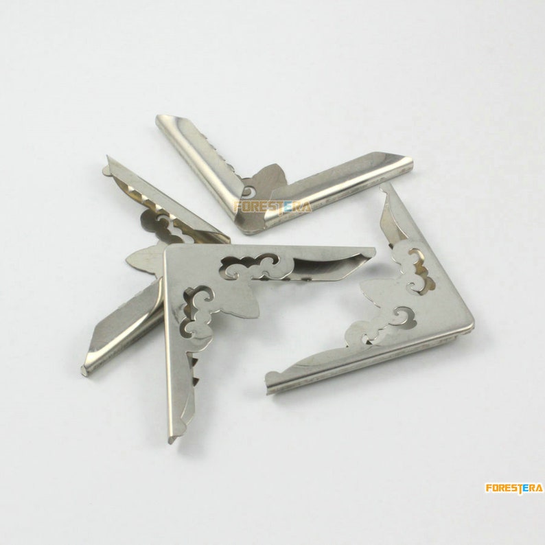 8pcs 60mm Silver Book Corner Bookbinding Corner Clip | Etsy