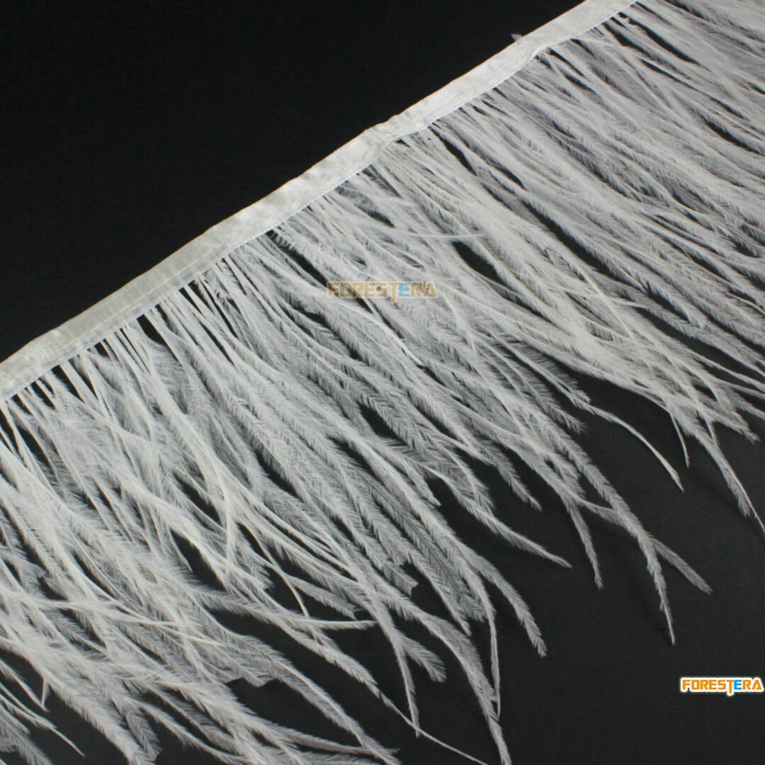 1 Yard White Feather Trim (YM266) - Etsy