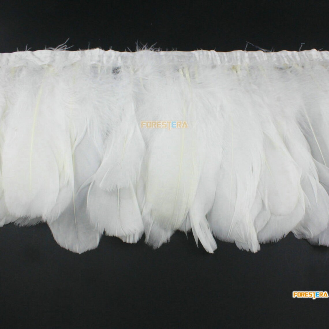 2 Yards White Feather Trim YM180 | Etsy