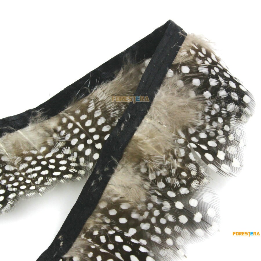 1 Yard White Dotted Feather Trim YM186 | Etsy