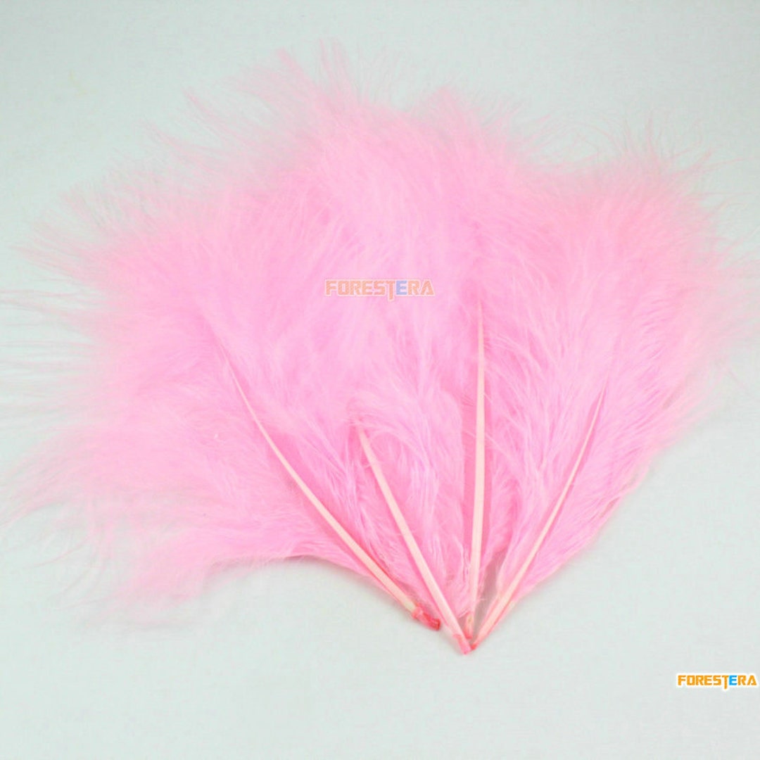 50 Pieces Pink Feather 8-16cm (YM290) - Etsy