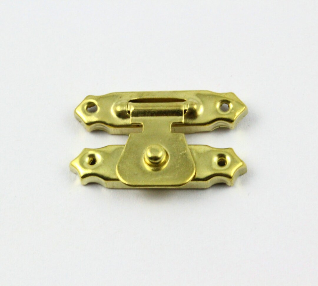 4pcs Gold Jewelry Box Hasp Latch Lock 29x16mm With Screws (HASP047) - Etsy