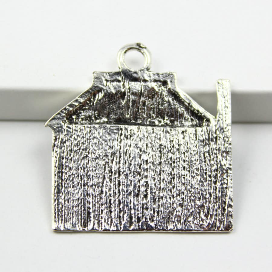 10pcs Antique Silver House Charm House Pendant 30x25mm - Etsy Hong Kong