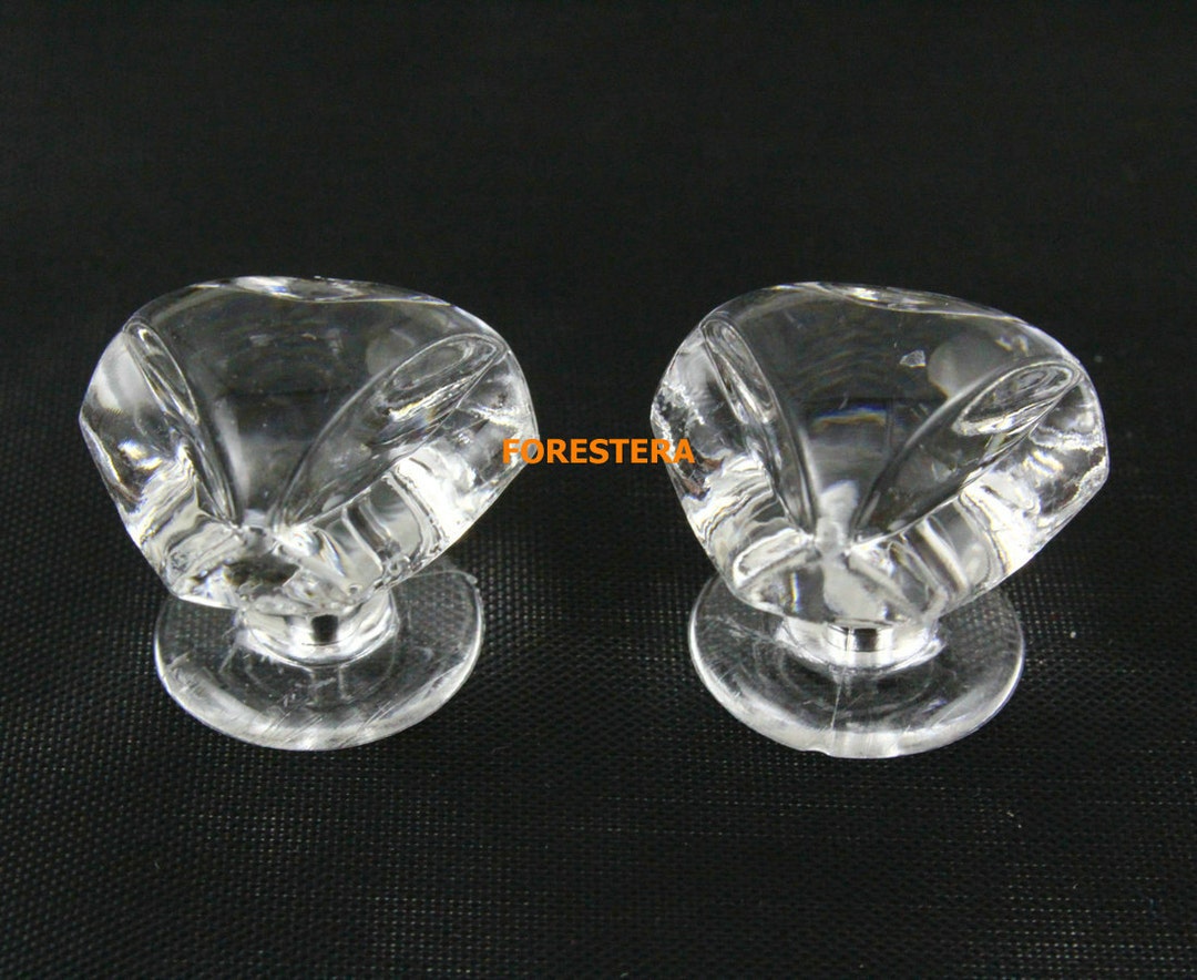 10pcs Clear Acrylic Plastic Knob Plexiglass Knob Small 18x18mm (ACL-LS ...