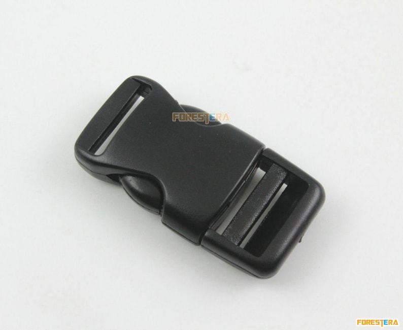 30 Pieces 20mm Black Plastic Side Quick Release Buckle Clip - Etsy