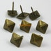 100pcs 12mm Antique Brass Square Upholstery Tacks Nails (TN43) - Etsy