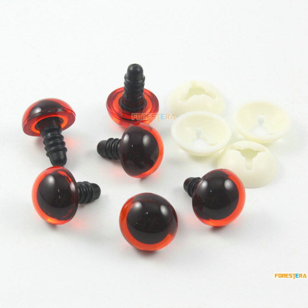 30 Pieces 16mm Amber Doll Eye, Teddy Eye, Bear Eye, Safety Amigurumi ...