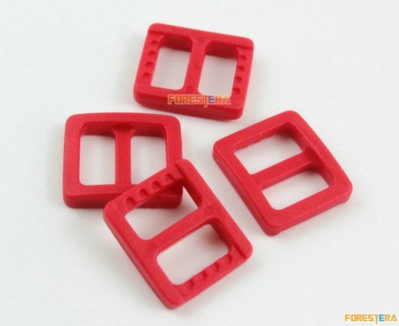 200 Pieces 10mm Dark Red Plastic Tri-glide Slider Adjustable - Etsy