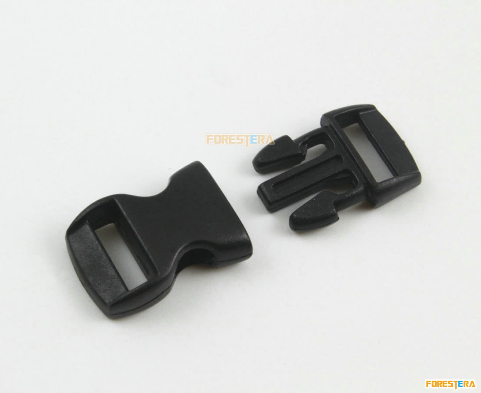 100 Pieces 10mm Black Plastic Side Quick Release Buckle Clip | Etsy