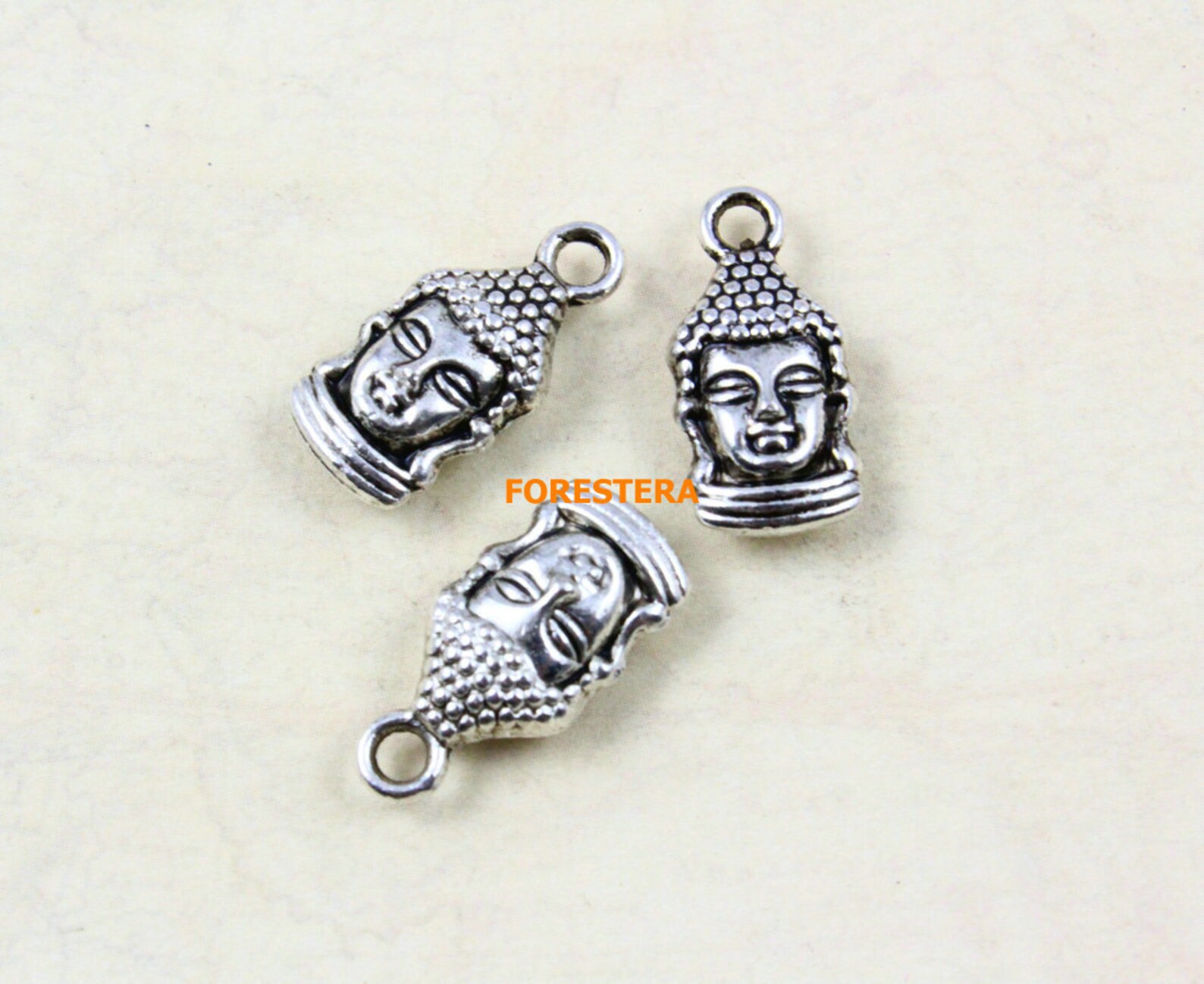 50pcs Antique Silver Buddha Charm Buddha Pendant 12x8mm - Etsy