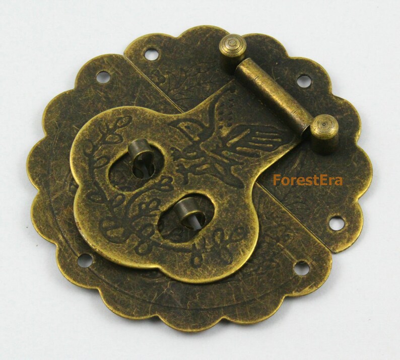 1pcs Antique Brass Eagle Jewelry Box Hasp Latch Lock 60mm With - Etsy