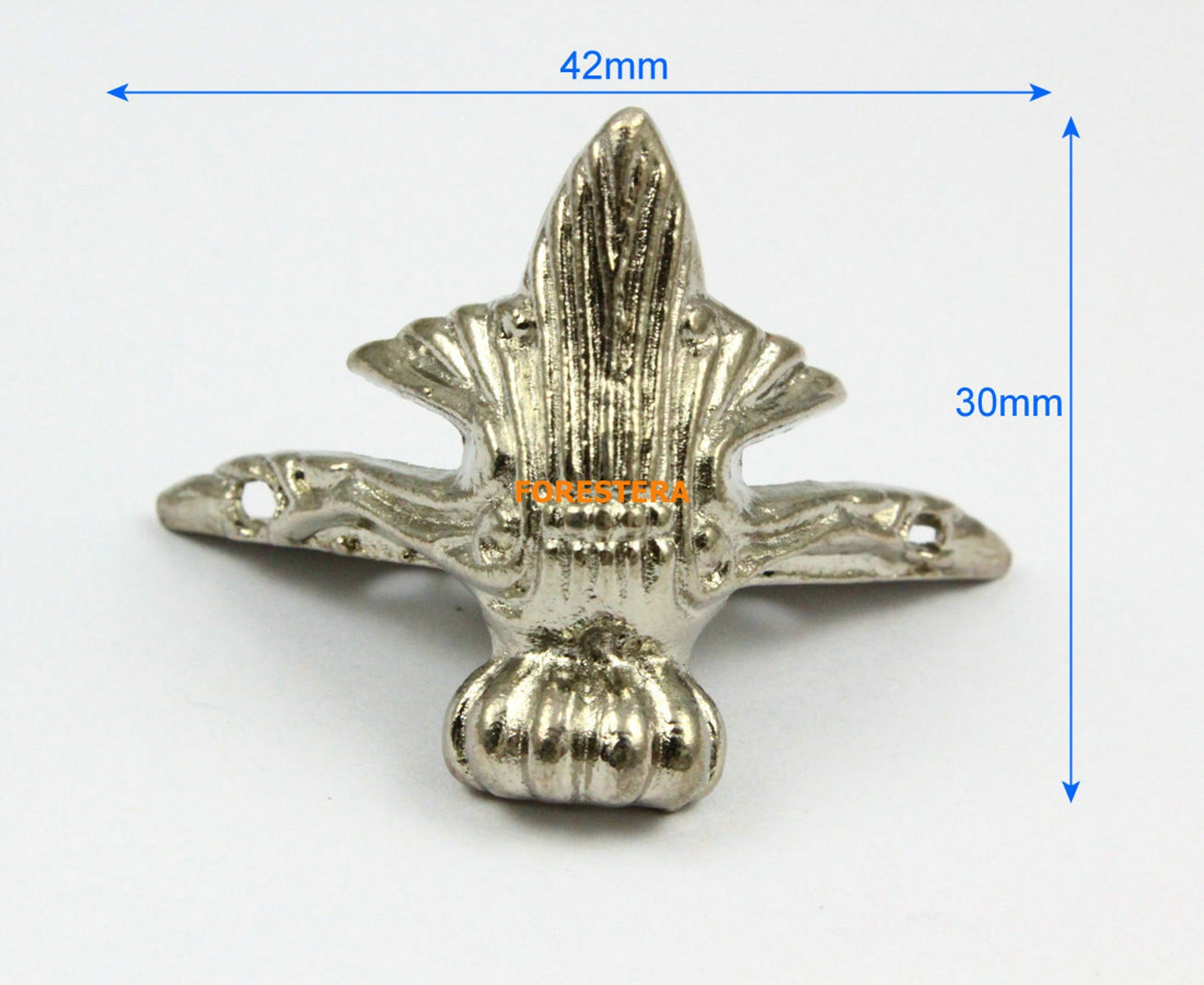 4pcs Silver Jewelry Box Feet Animal Box Leg Case Feet 42x30mm | Etsy