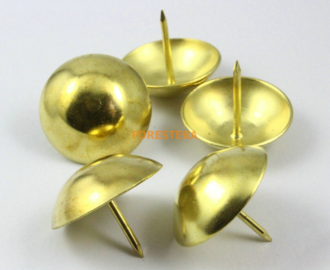 30pcs 30mm Gold Upholstery Tacks Nails TN27 - Etsy