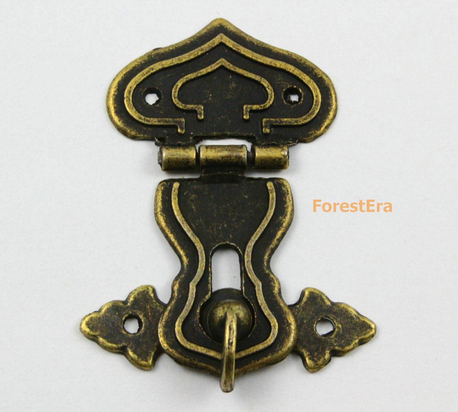 1pcs Antique Brass Jewelry Box Hasp Latch Lock 48x64mm With - Etsy