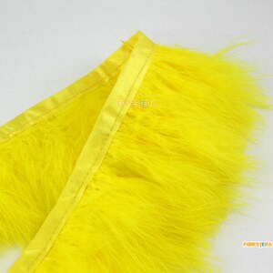 1 Yard Yellow Feather Trim (YM303) - Etsy