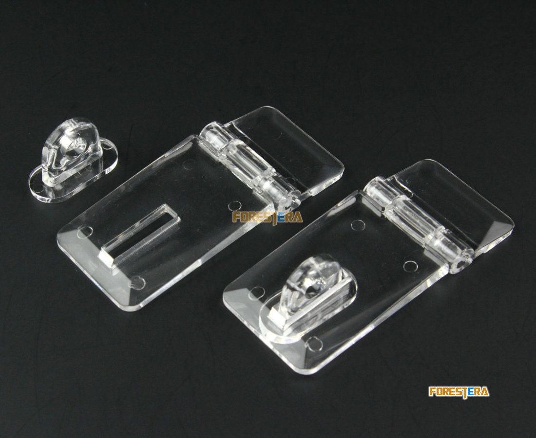 1pcs Clear Acrylic Plastic Hasp Latch Plexiglass Hasp 55x24mm - Etsy