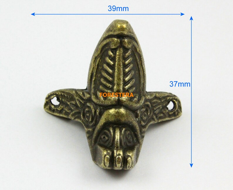 4pcs Antique Brass Jewelry Box Feet Animal Box Leg Case Feet - Etsy