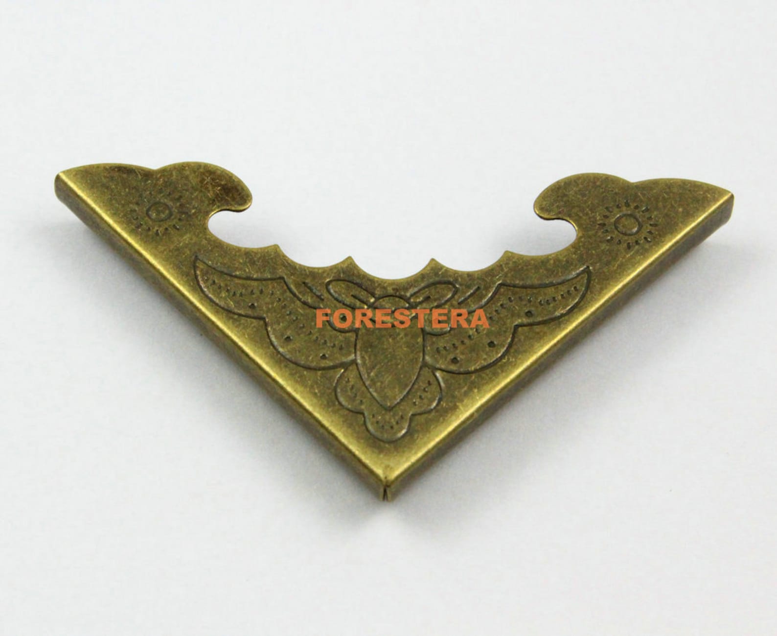 20pcs 40mm Antique Brass Book Corner Bookbinding Corner Clip (BOOKCOR13 ...