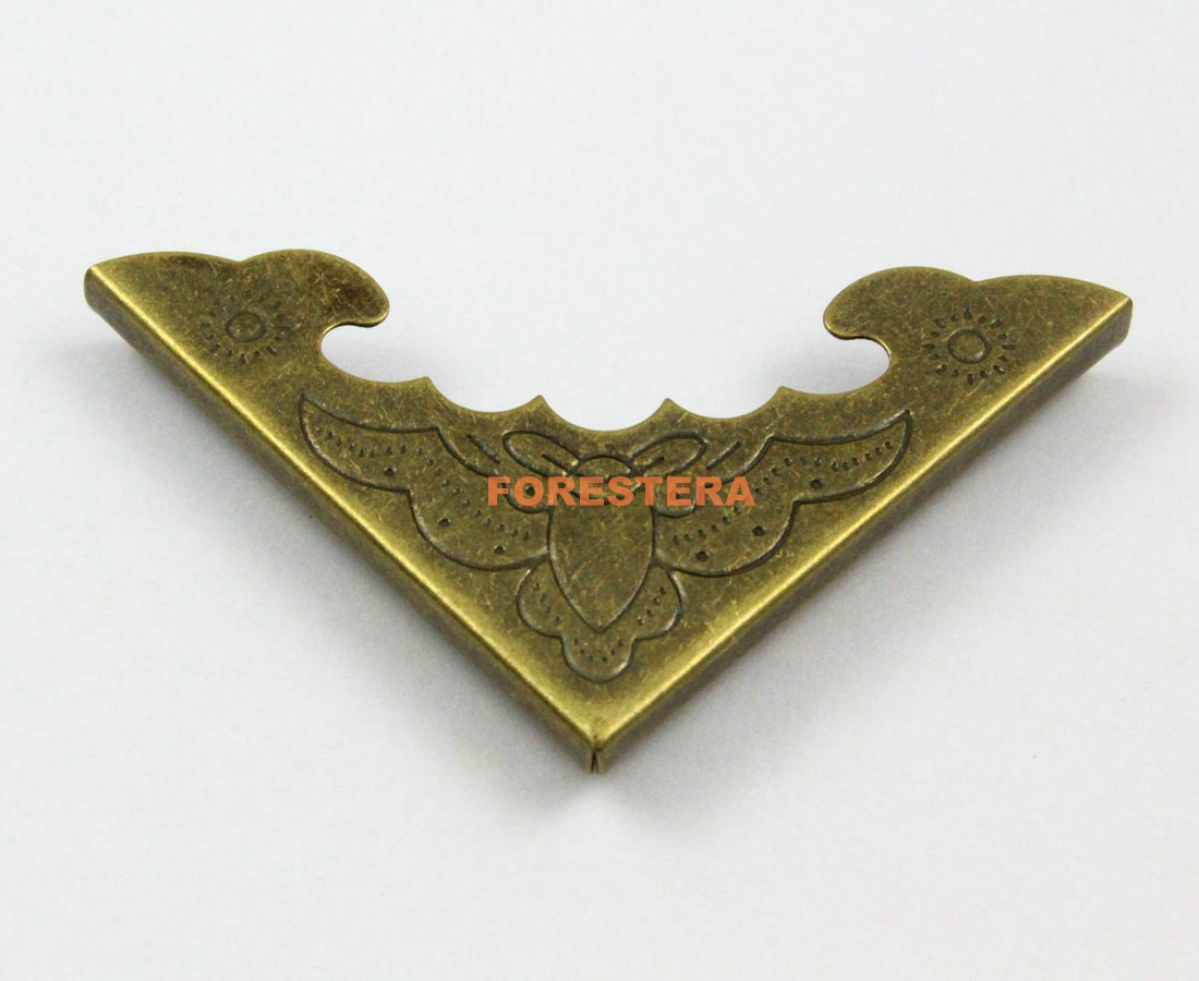 20pcs 40mm Antique Brass Book Corner Bookbinding Corner Clip - Etsy