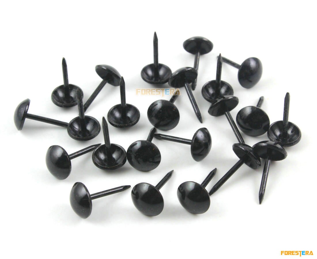 100pcs 9x17mm Black Upholstery Tacks Nails TN61 - Etsy